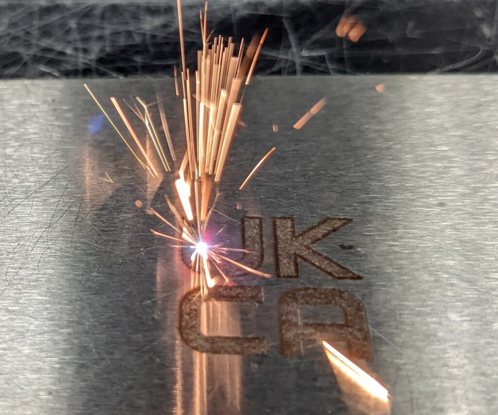 Mark UKCA Logo On Plastic, Metal & More | Telesis