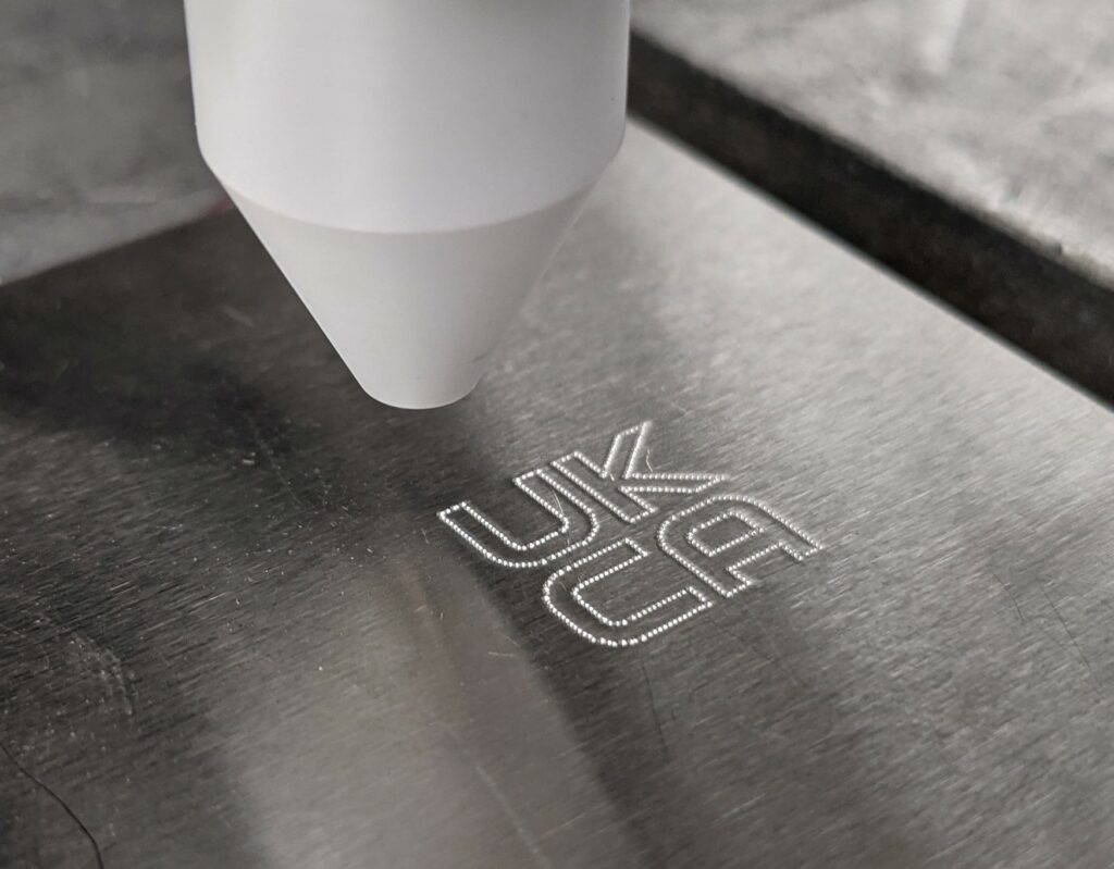 Mark UKCA Logo On Plastic, Metal & More | Telesis