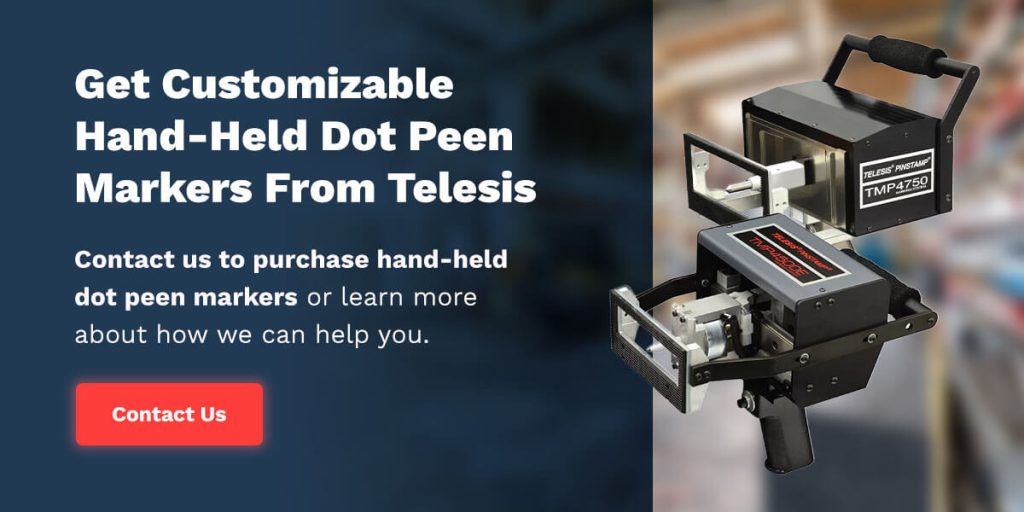 Using Hand-Held Dot Peen Markers | Challenges & Benefits